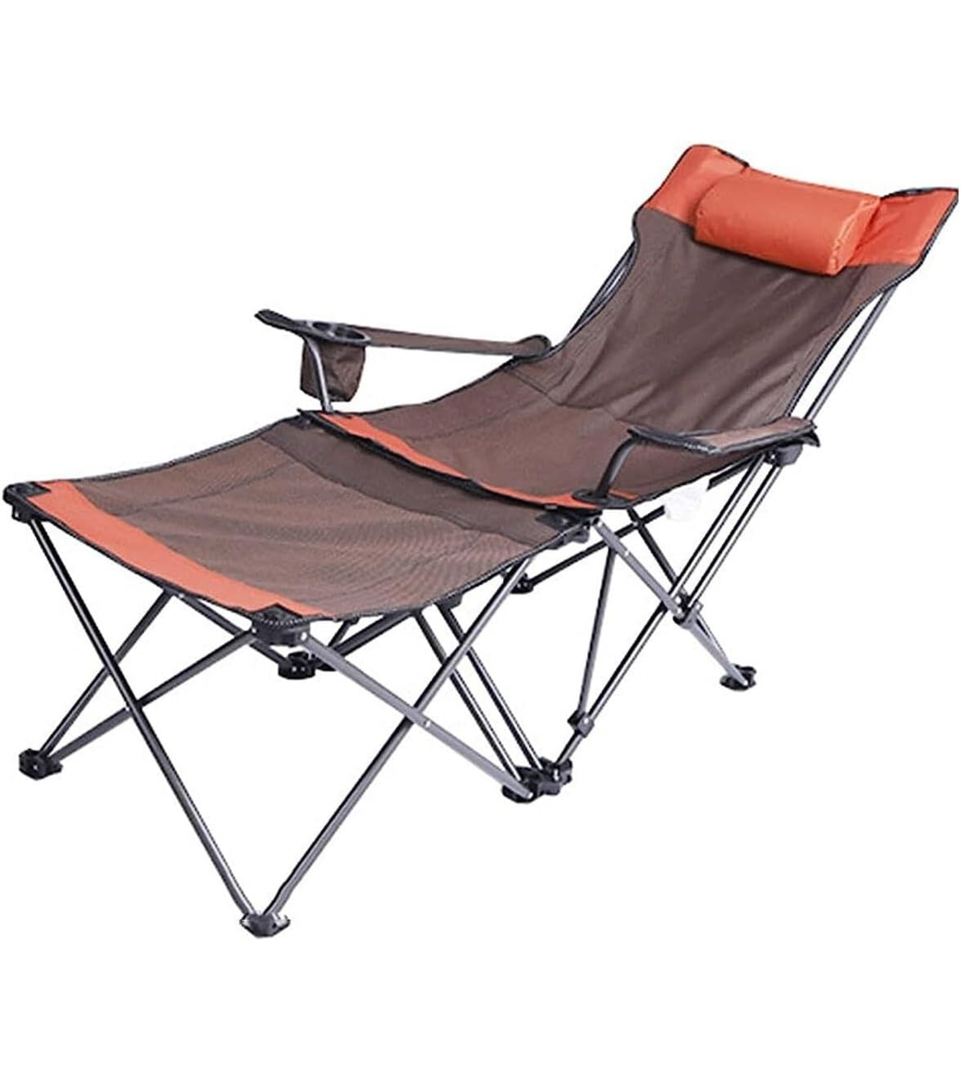 Kamp Sandalyesi Piknik Sandalyesi 2'si 1 Arada Ayaklıklı Kamp Sandalyesi